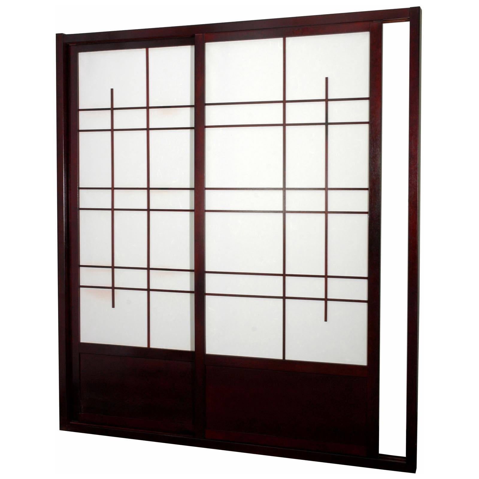 Oriental Furniture Eudes Shoji Sliding Door Kit - Walmart.com