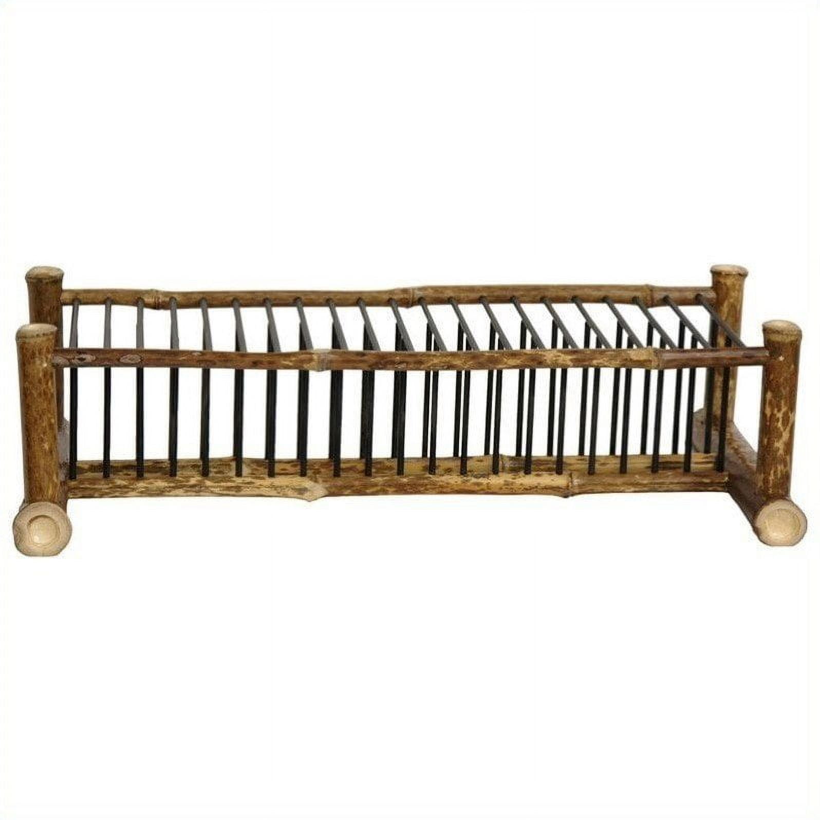 Oriental Furniture Japanese Bamboo Horizontal CD/DVD Rack, Japanese ...