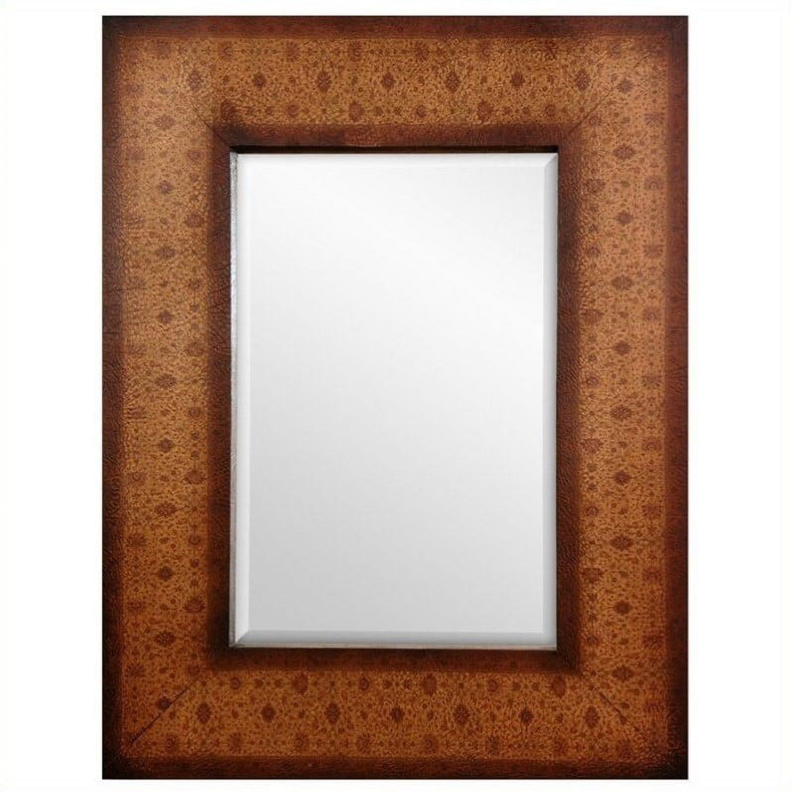 Oriental Furniture Olde-Worlde European Style Mirror in Brown color ...