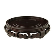 Rosewood Scroll Base Pedestal Display Stand - Extra Large - Walmart.com