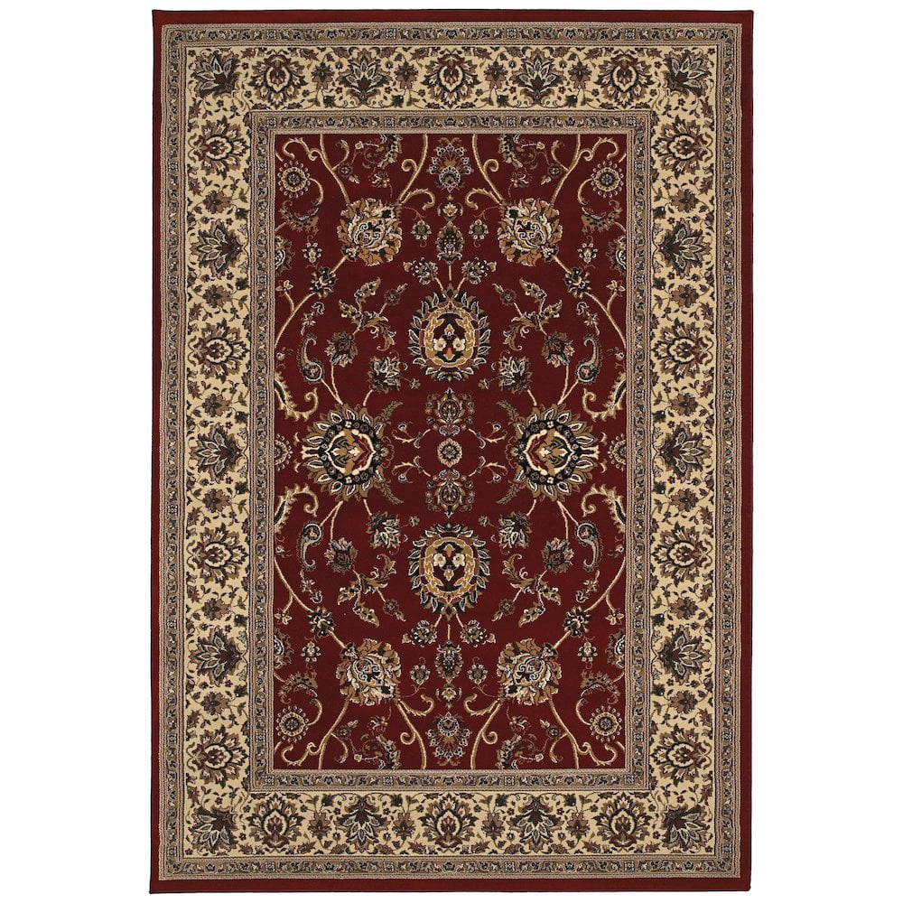 Oriental Weavers Ariana Area Rug - 130/8 - 12' x 15' - in Red/ Ivory ...