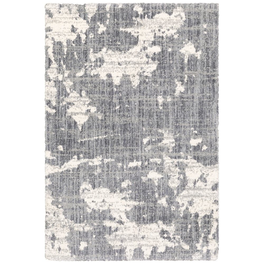 Sphinx Aspen Area Rug 003H9 Shag Grey Faded Shaded 9' 10" x 12' 10 ...
