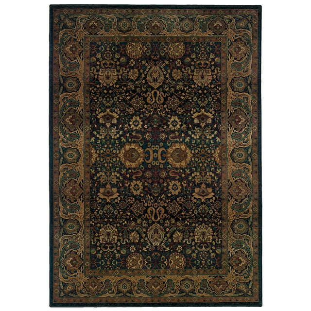 Oriental Weavers Kharma 332X4 Blue/Beige Oriental Rectangle Indoor Area ...