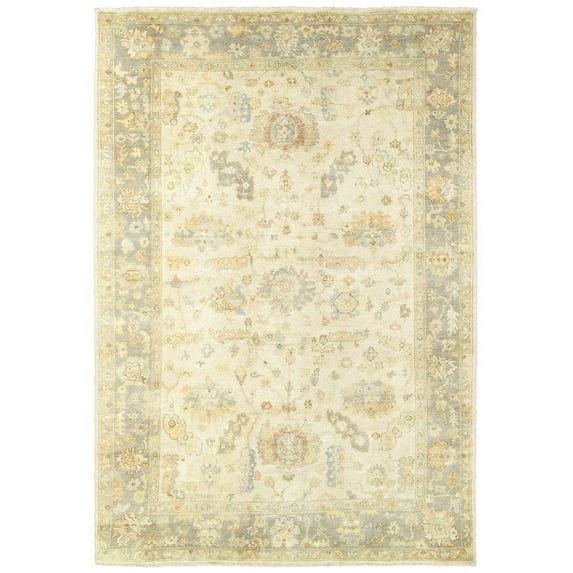 Oriental weavers Palace Area Rug 10307 Beige Vines Bulbs 9' x 12 ...