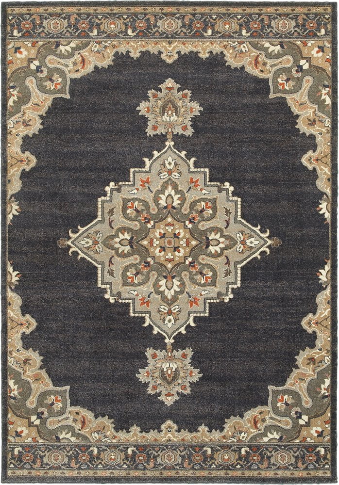 Oriental Weavers Pasha Indoor Rug Rectangle Area Rug Blue 7'10" X 10'10 ...
