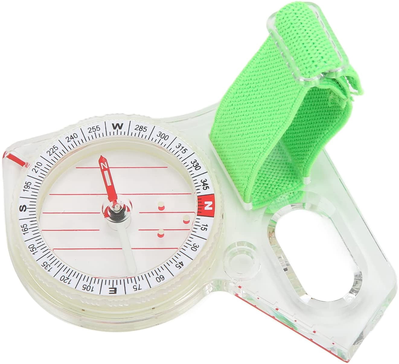 Orientation Compass Clear Scale, ABS Multi Function Thumb Compass ...