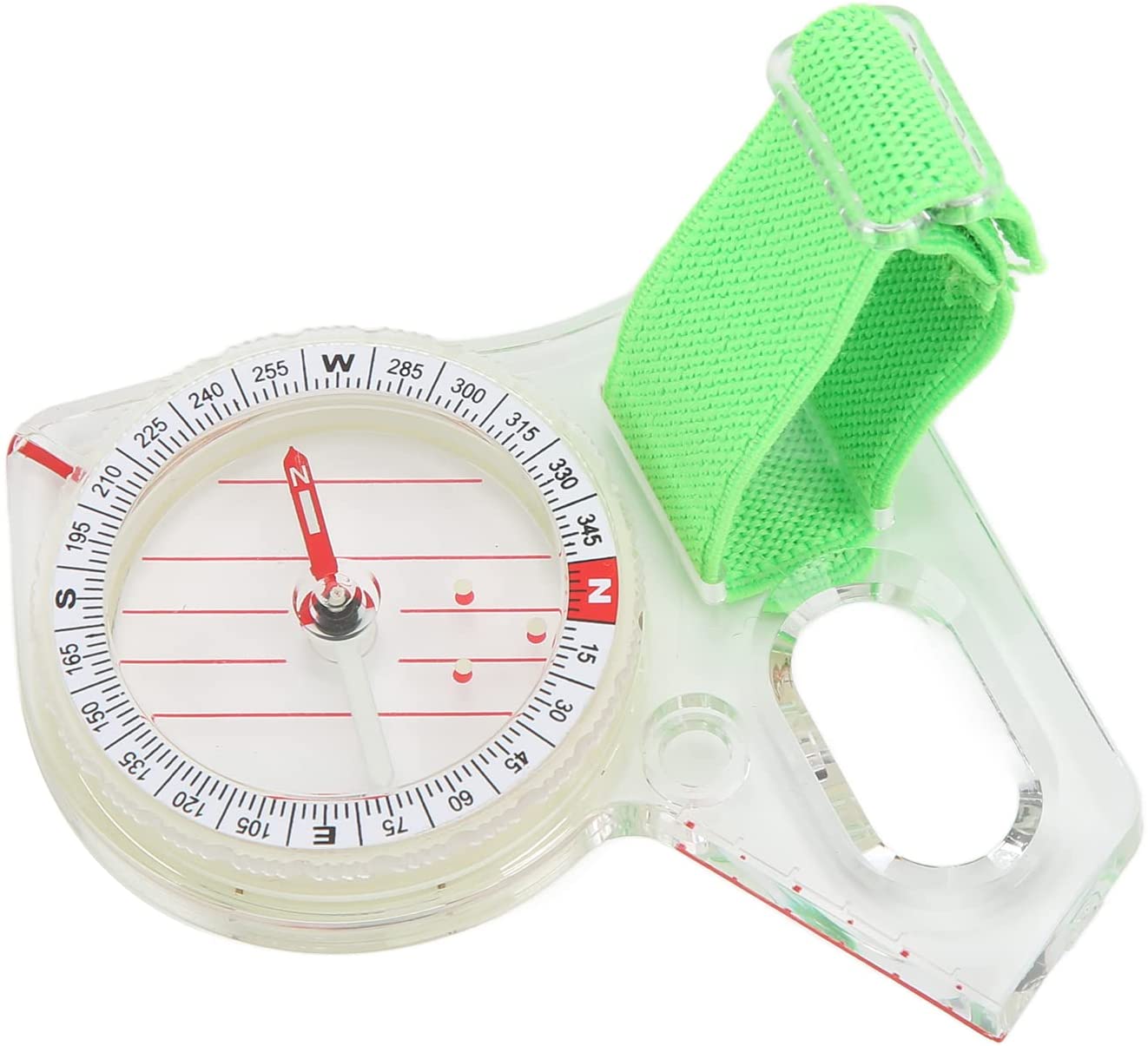 Orienteering Compass,Robust and Durable ABS Multifunction Compass,Clear ...