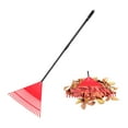 Orientools 42"-60"Garden Leaf Rake, Adjustable Lightweight Steel Handle ...