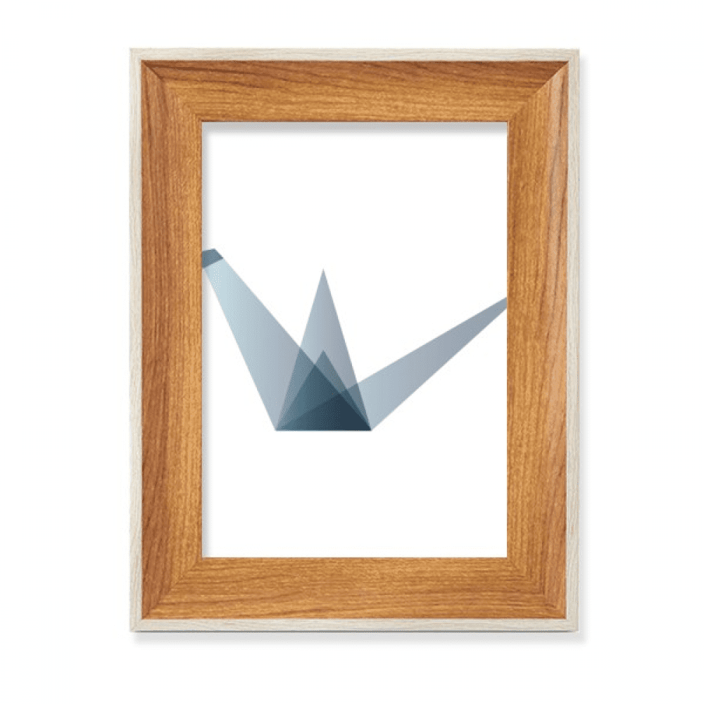 Origa Crane Geometric Shape Desktop Wooden Photo Frame Display Picture ...