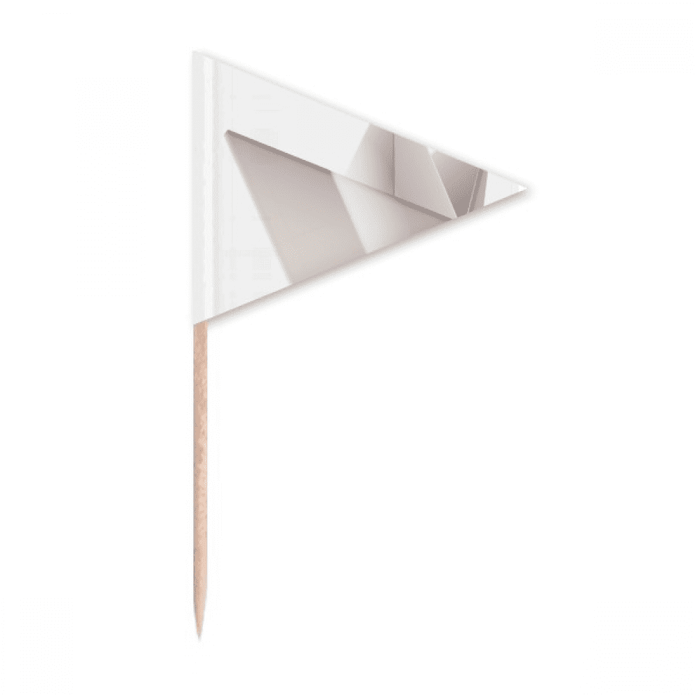 Origa Geometric Ship Pattern Toothpick Triangle Cupcake Toppers Flag ...