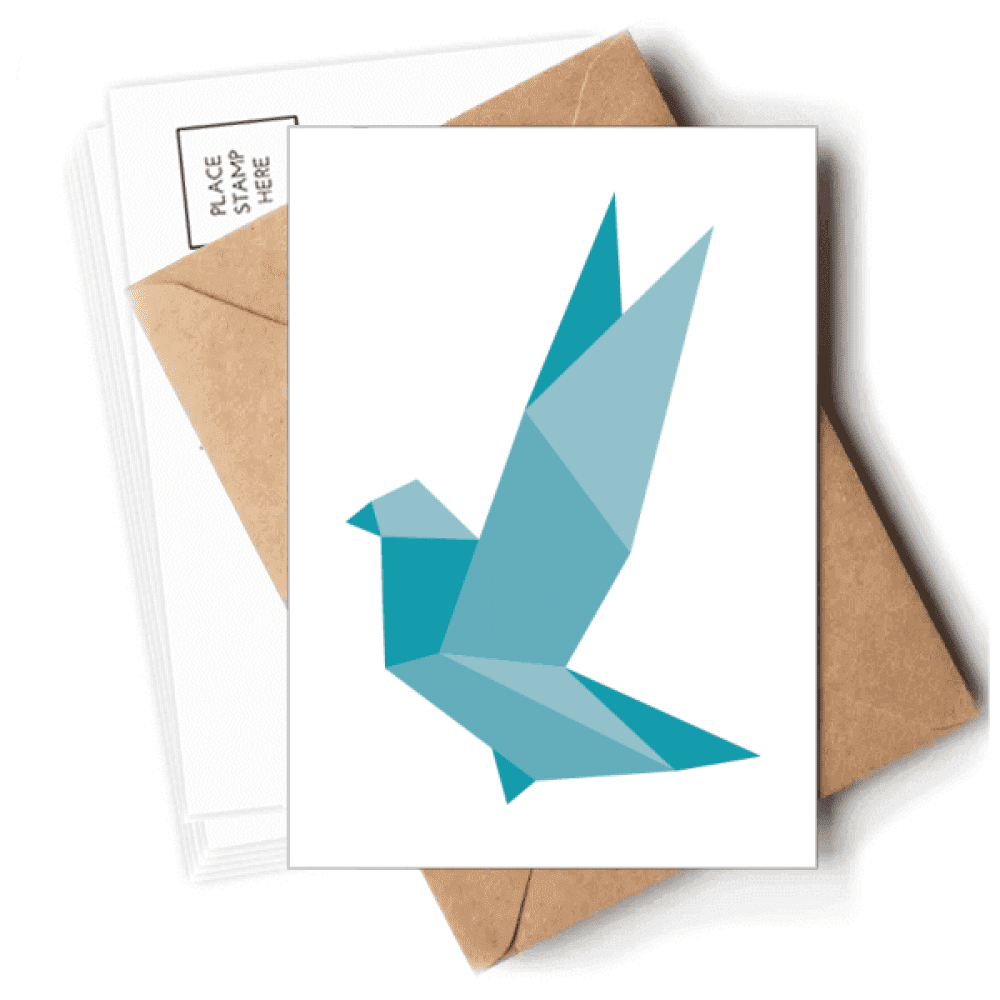Origa Grenn Pigeon Pattern Postcards Envelopes Blank Note Cards Mailing ...