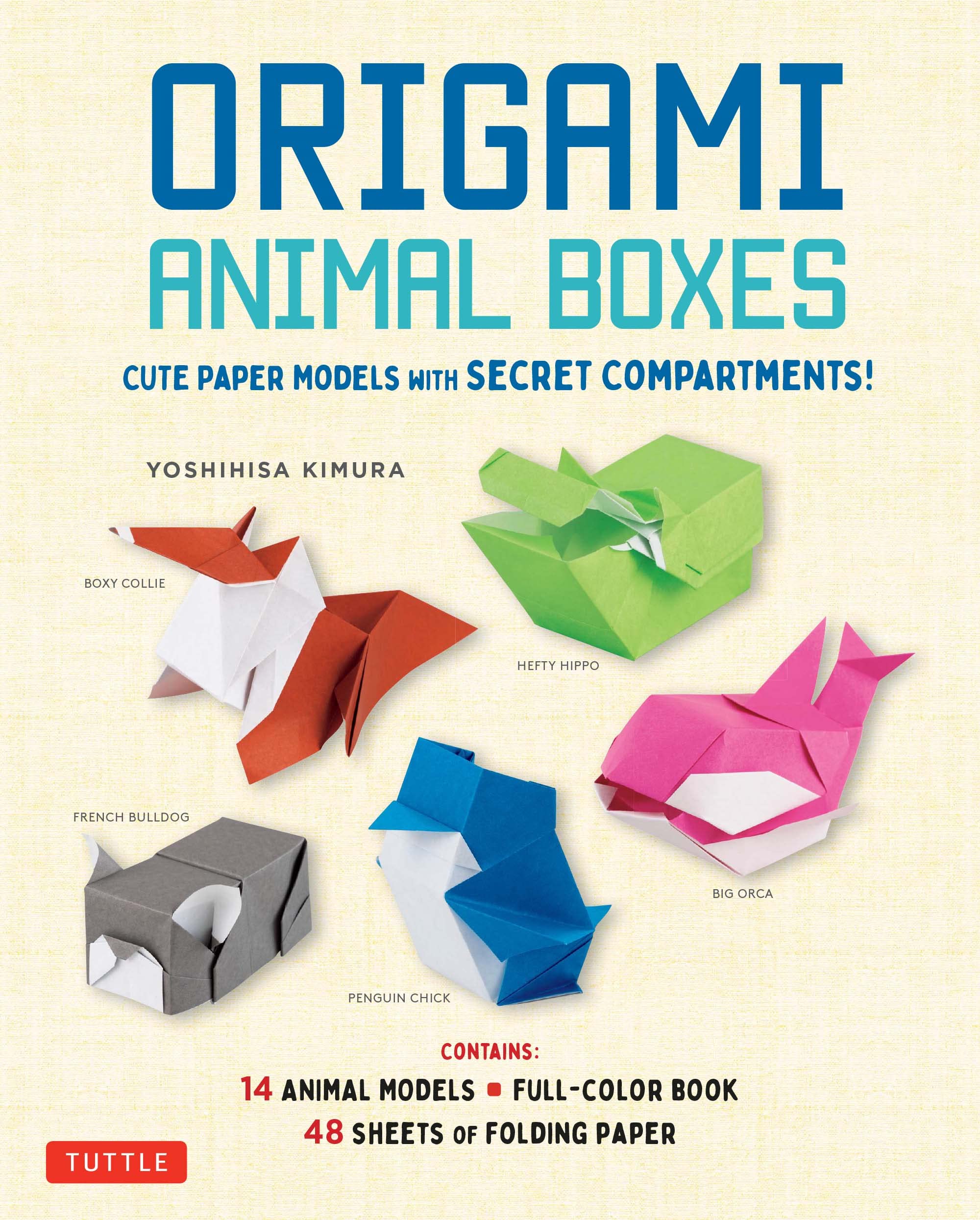 Origami Animal Boxes Kit: RRF12 Cute Paper Models with Secret ...