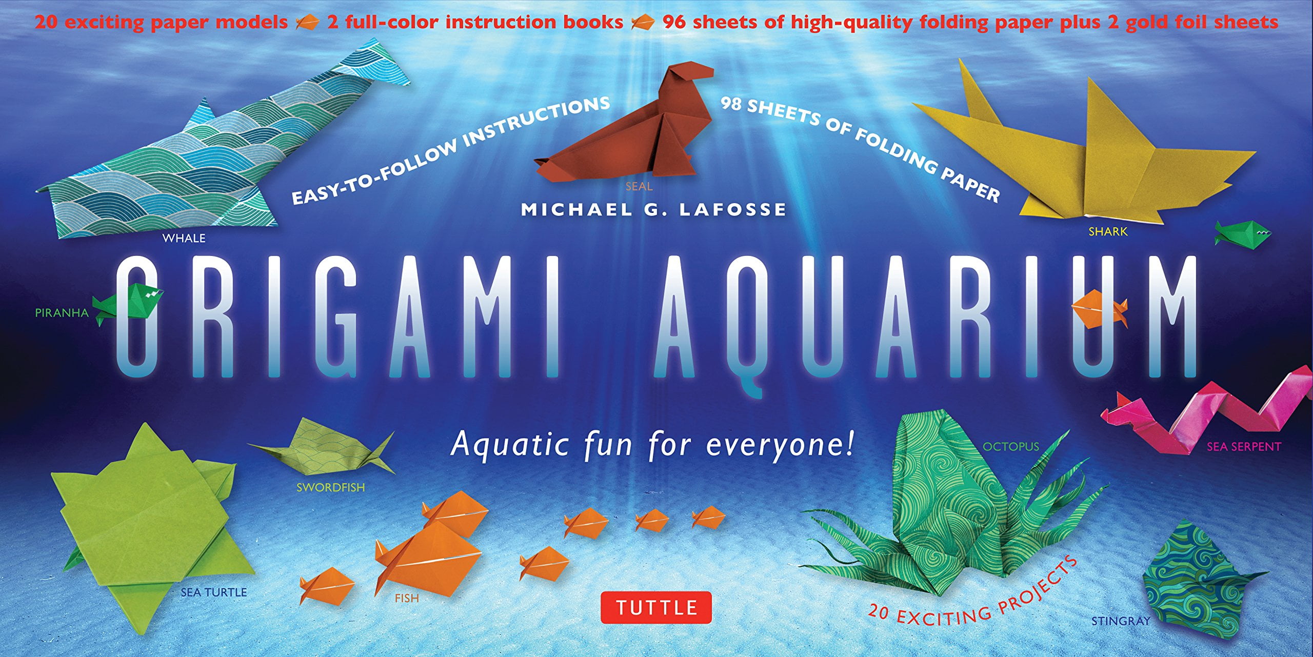 Origami Aquarium Kit: Aquatic MSF2 fun for everyone!: Kit with Two 32 ...