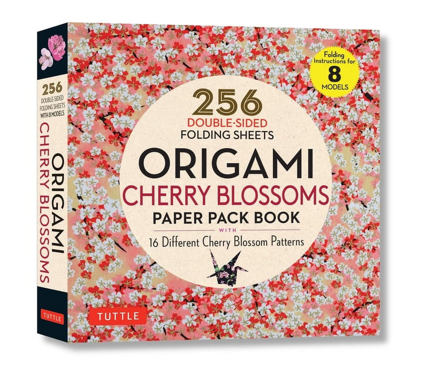 Origami Cherry Blossoms Paper Pack Book: 256 Double-Sided Folding ...