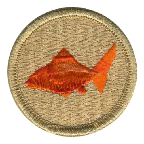 Origami Goldfish Scout Patrol Patch (Sew-on) - ClassB - Walmart.com