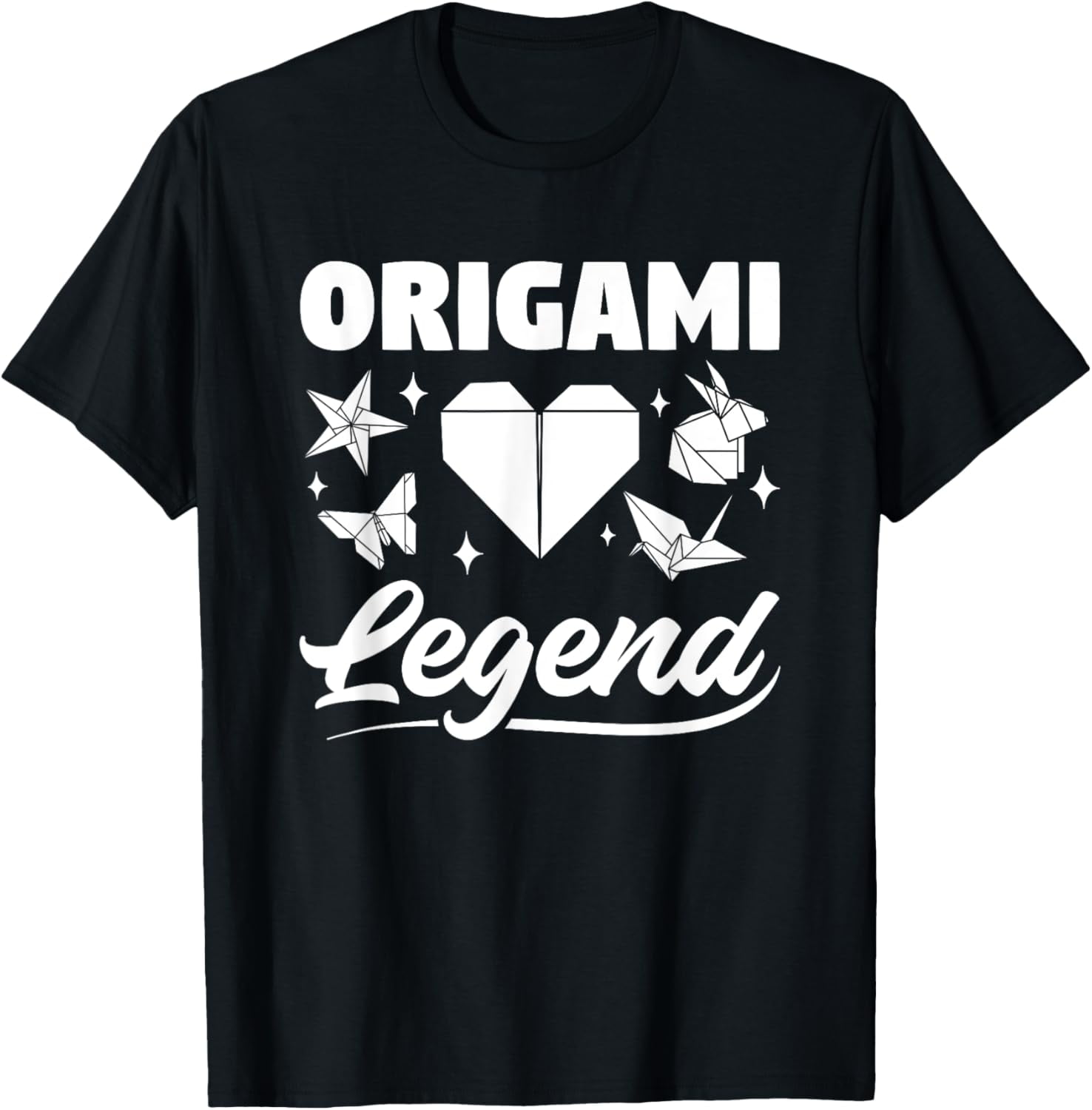 Origami Legend Japanese Folding Paper T-Shirt - Walmart.com