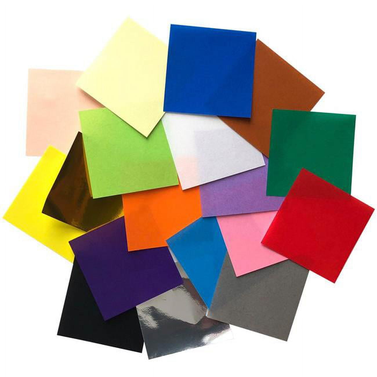 Origami Paper 1.625"X1.625" 500/Pkg-Assorted Colors - Walmart.com