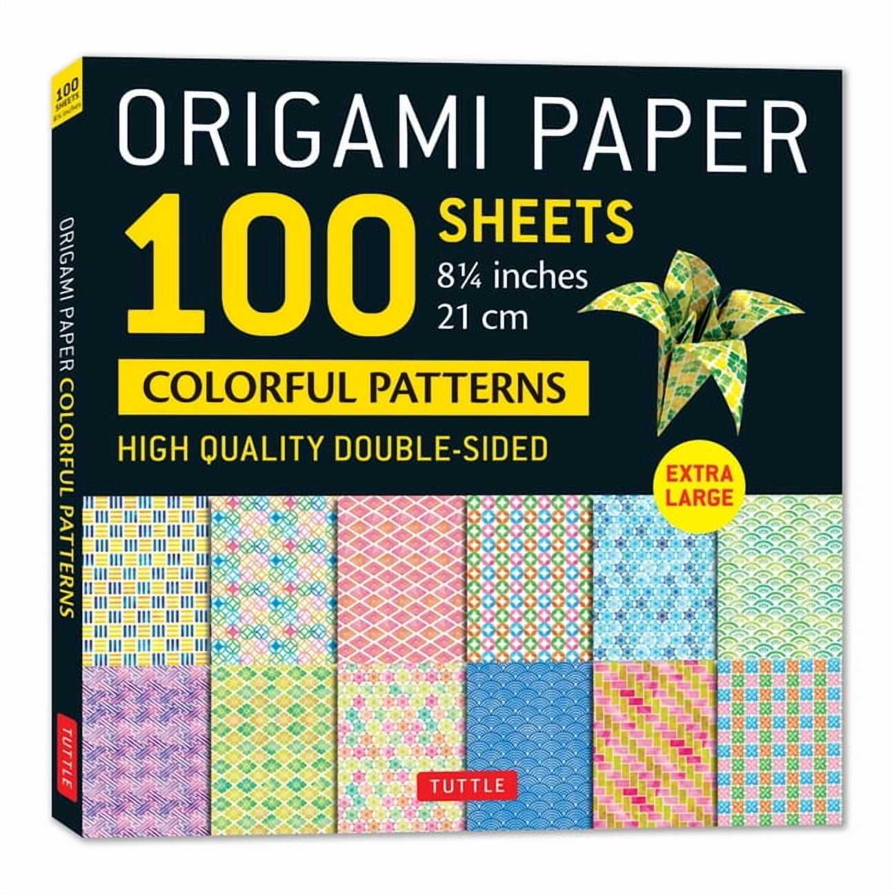 Origami Paper 100 Sheets Colorful Patterns 8 1/4 (21 CM): Extra Large ...