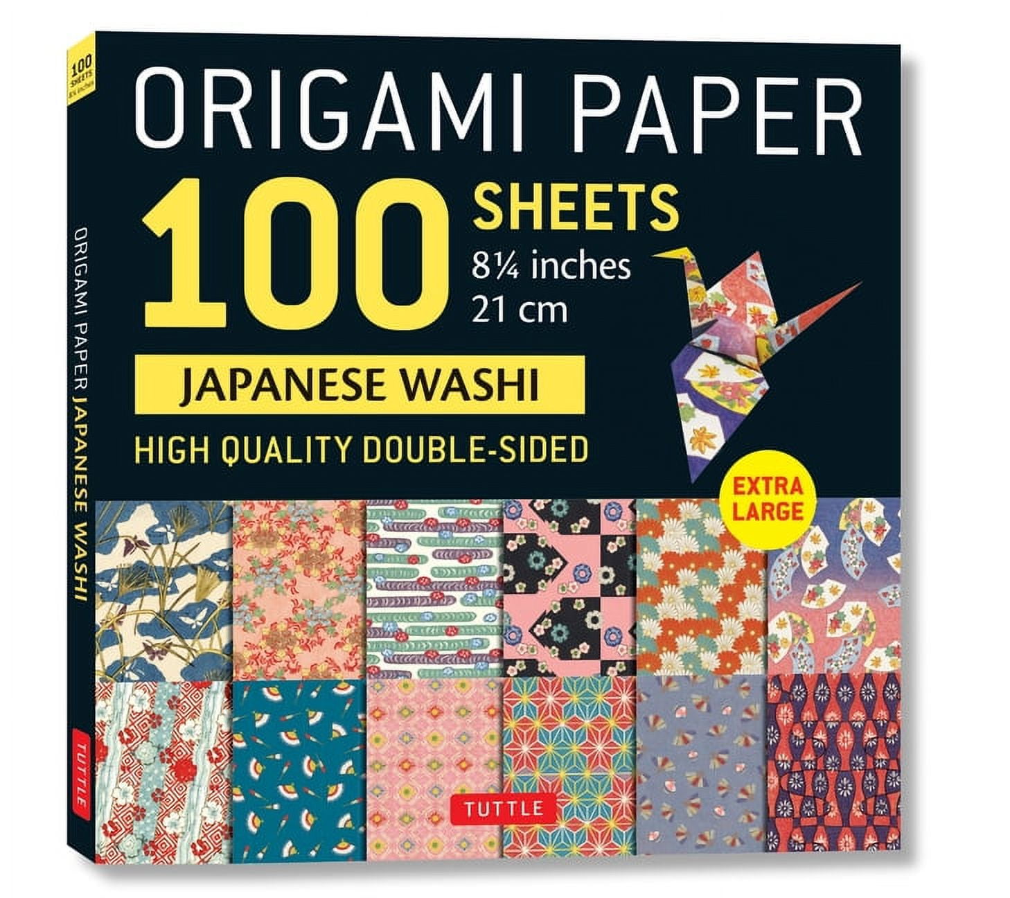 Origami Paper 100 Sheets Japanese Washi 8 1/4 (21 CM): Extra Large ...