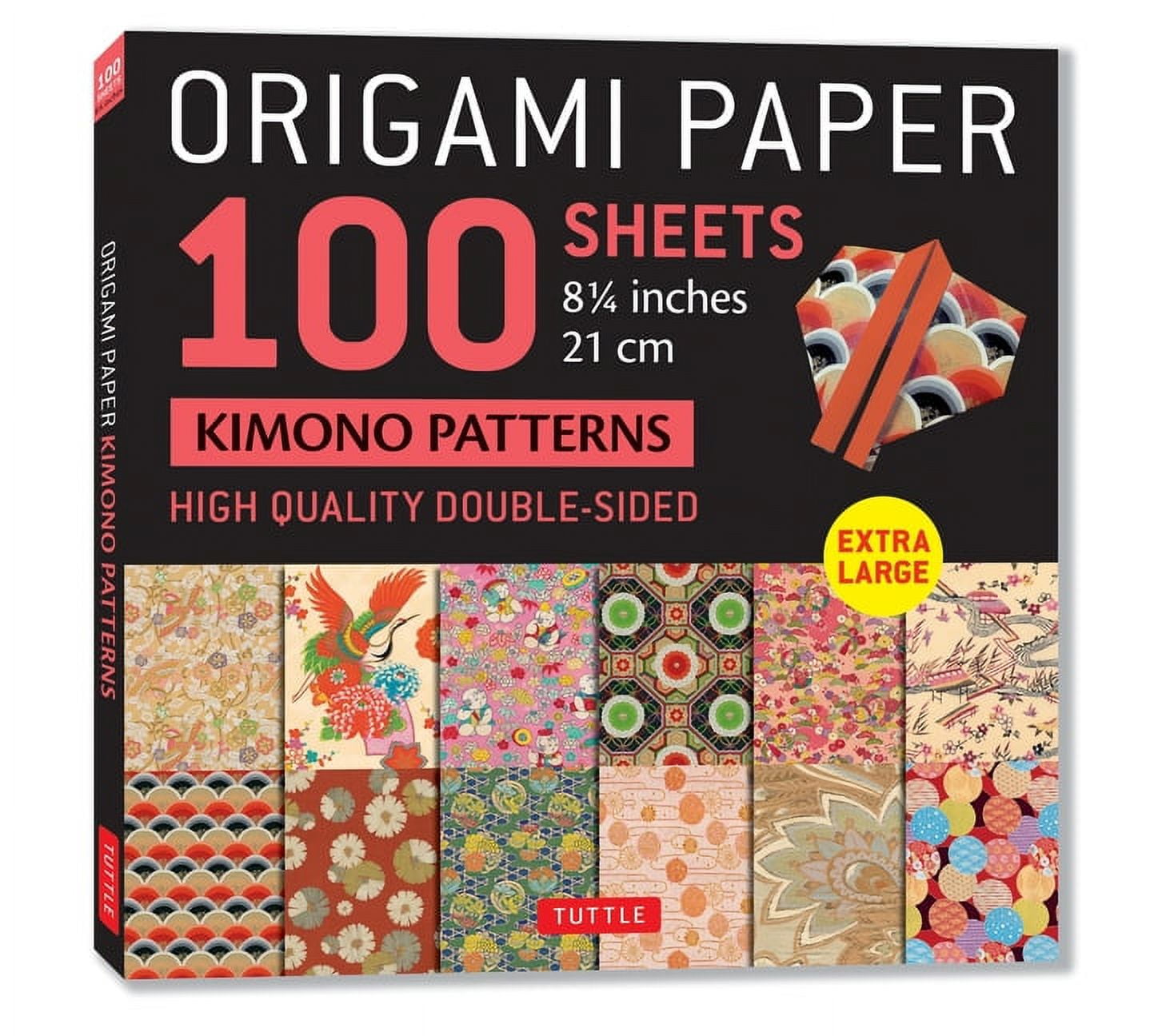Origami Paper 100 Sheets Kimono Patterns 8 1/4 (21 CM): Extra Large ...