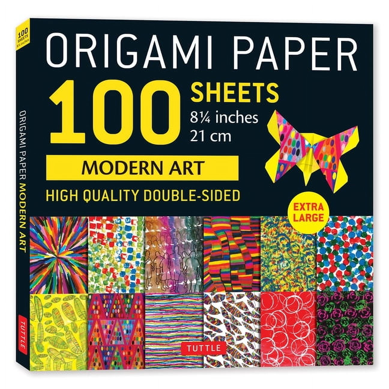 Origami Paper 100 Sheets Modern Art 8 1/4 (21 CM): Extra Large Double ...
