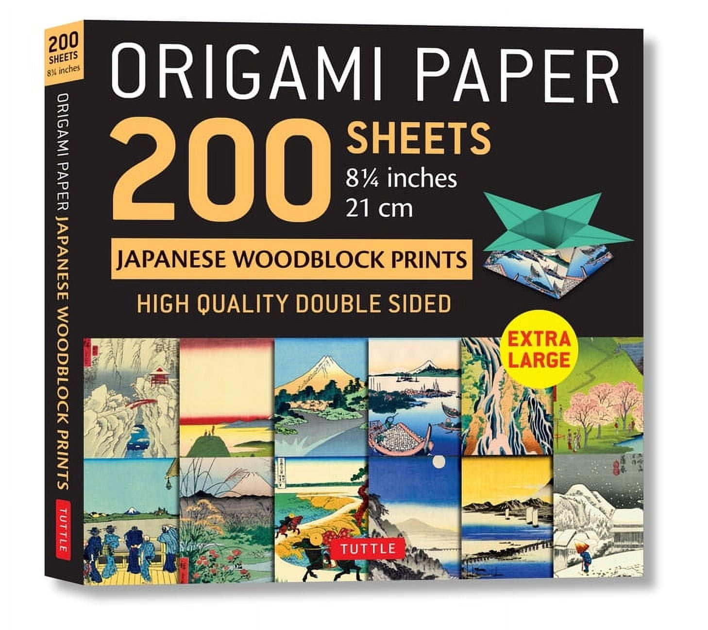 Origami Paper 200 Sheets Japanese Woodblock Prints 8 1/4: Extra Large ...