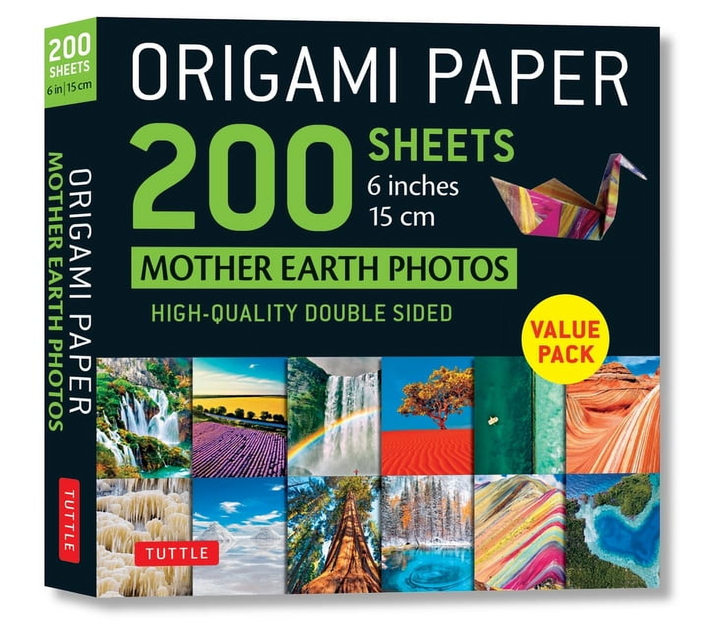 Origami Paper 200 Sheets Mother Earth Photos 6 (15 CM): Tuttle Origami ...