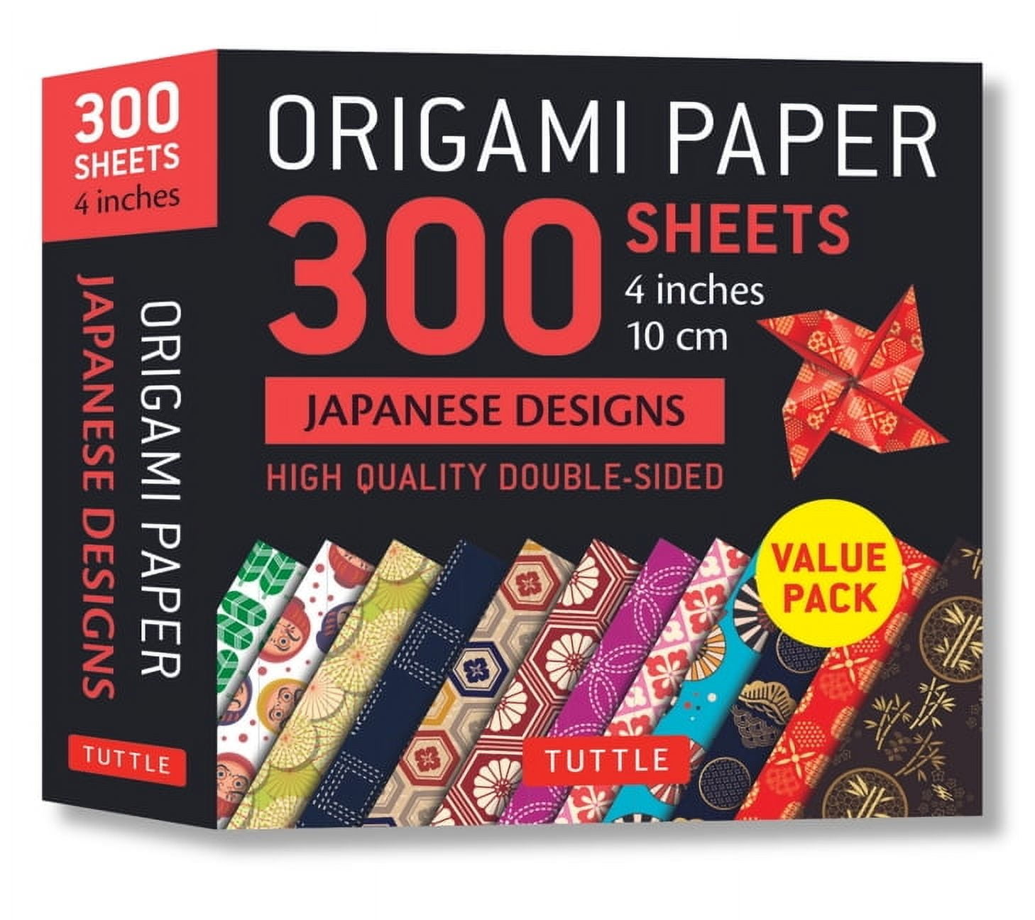 Origami Paper 300 Sheets Japanese Designs 4 (10 CM): Tuttle Origami ...