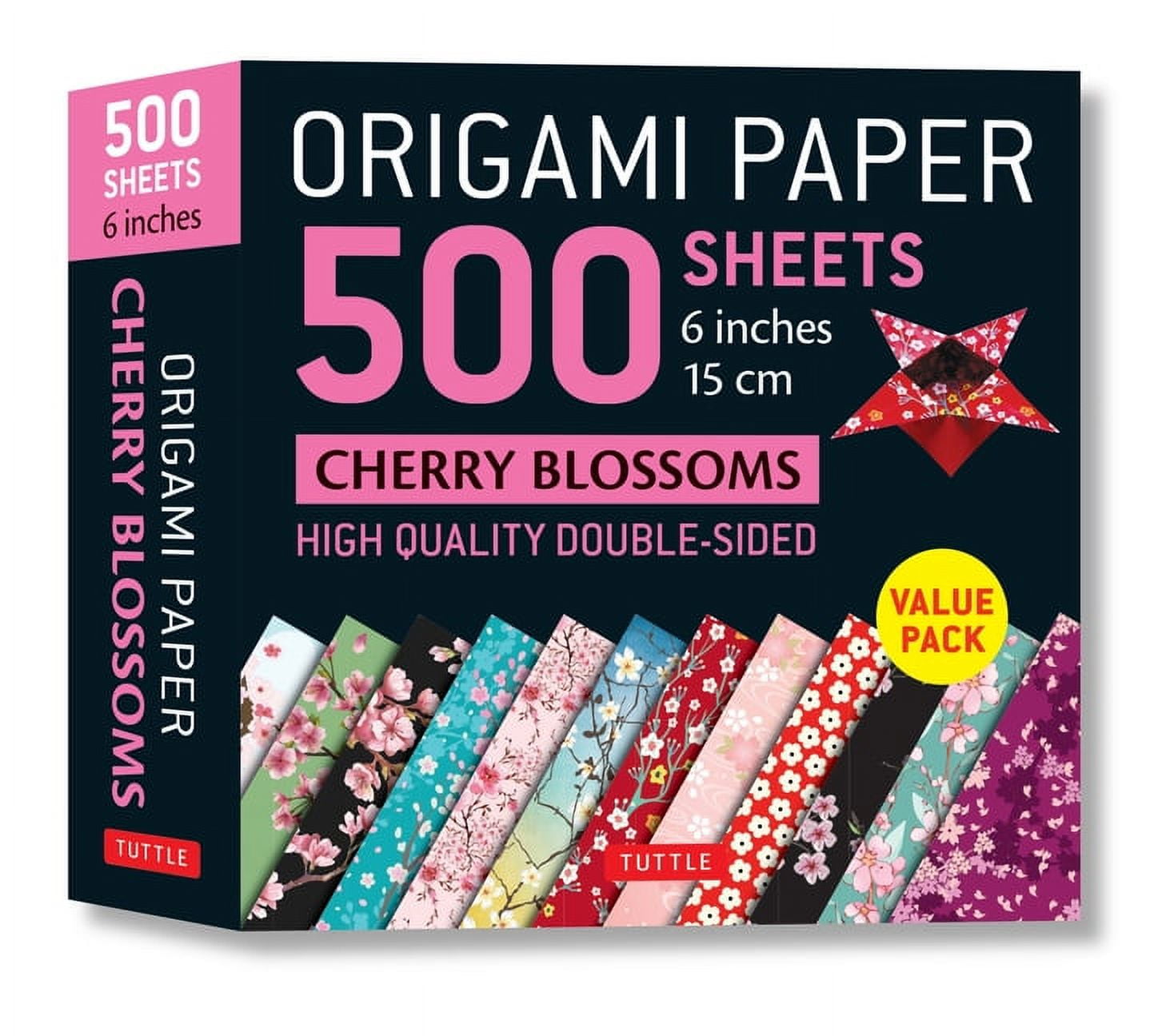 Origami Paper 500 Sheets Cherry Blossoms 6 (15 CM): Tuttle Origami ...
