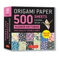 Origami Paper 500 Sheets Flower Patterns 4 (10 CM): Tuttle Origami ...