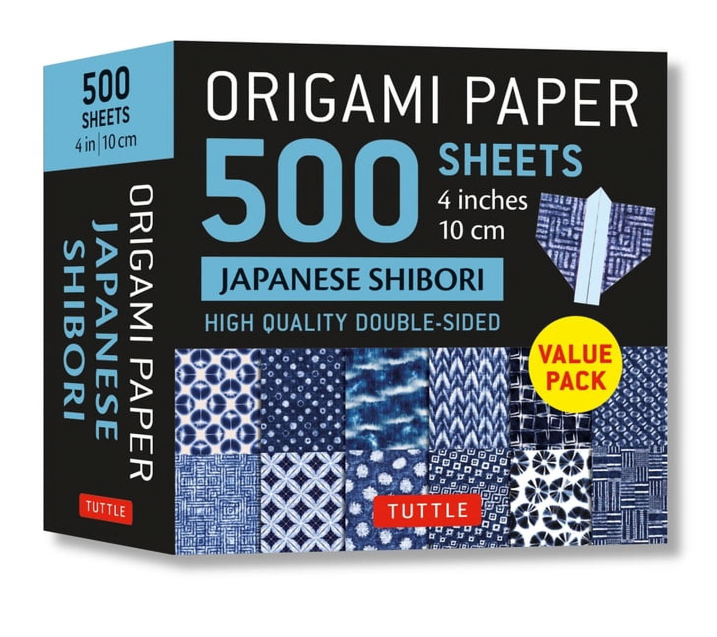 Origami Paper 500 Sheets Japanese Shibori 4 (10 CM): Tuttle Origami ...