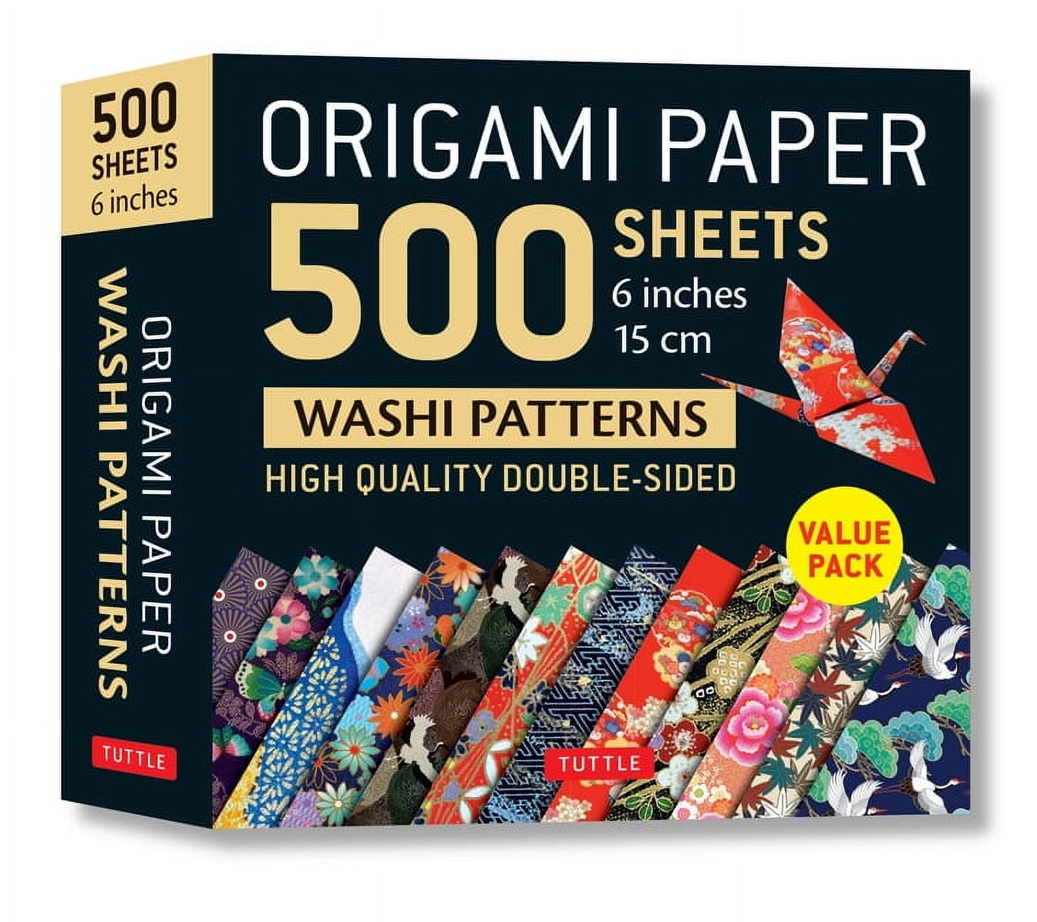 Origami Paper 500 Sheets Japanese Washi Patterns 6 (15 CM): Double ...