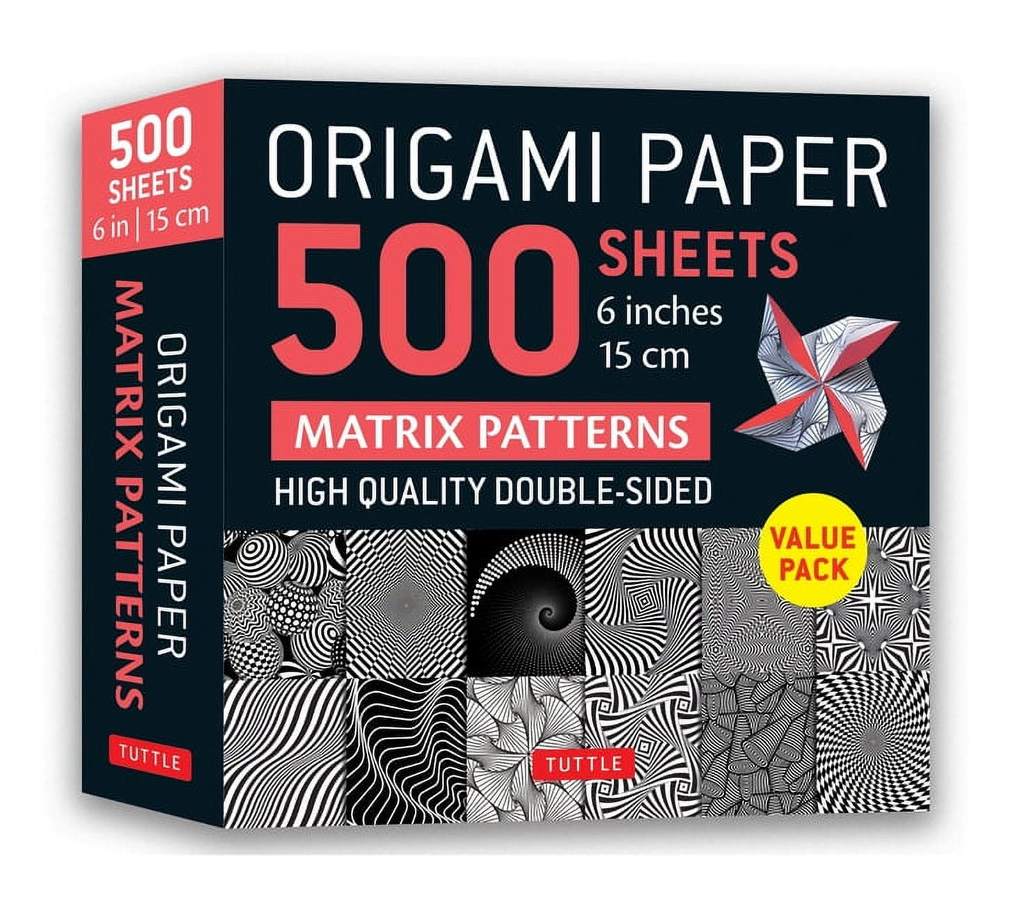 Origami Paper 500 Sheets Matrix Patterns 6 (15 CM): Tuttle Origami ...