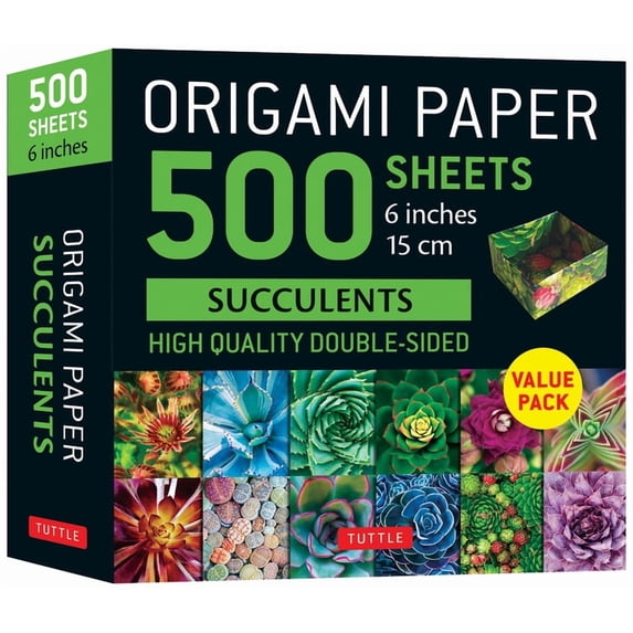 Origami Paper 500 Sheets Succulents 6 (15 CM): Tuttle Origami Paper ...