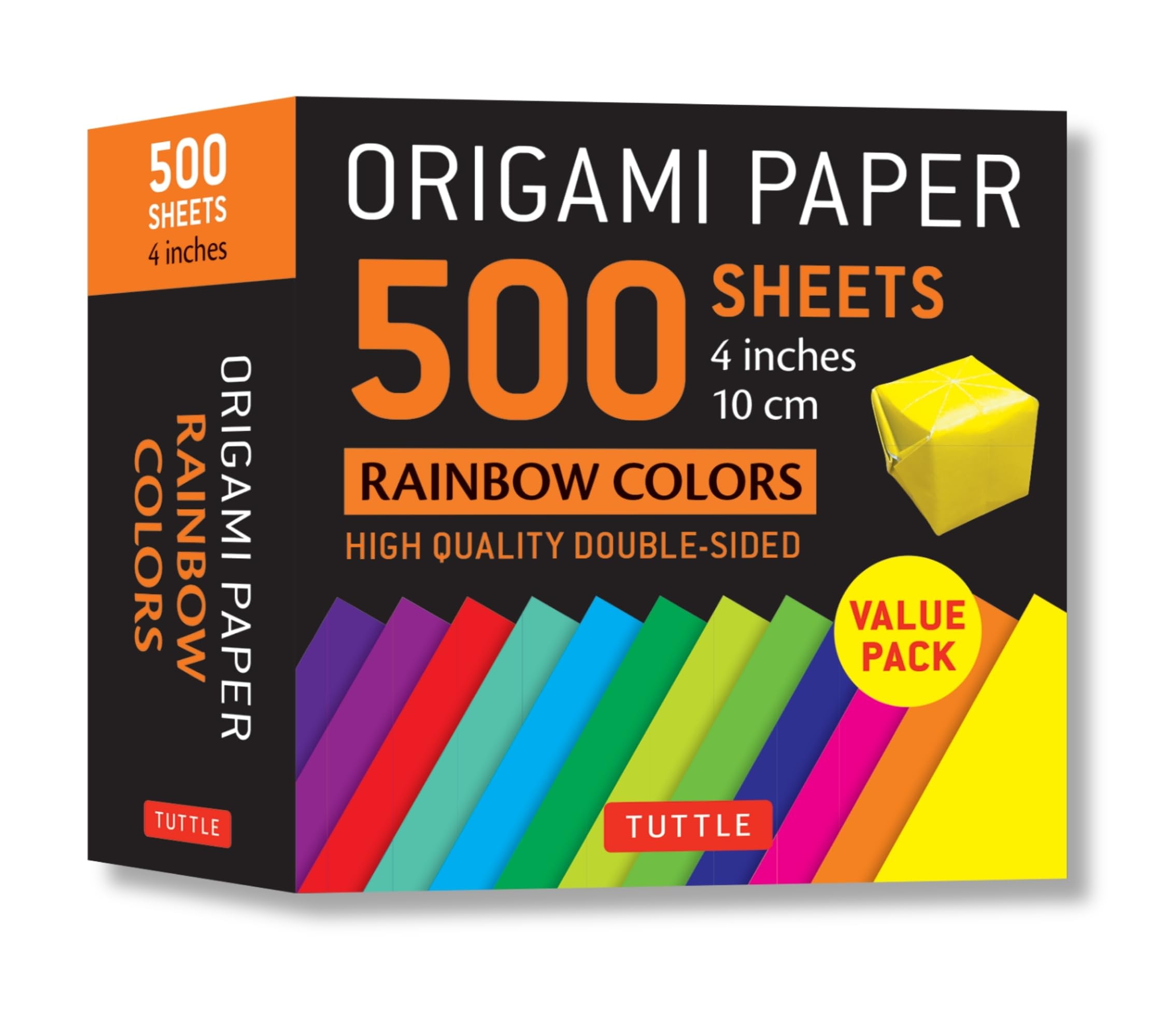 Origami Paper 500 sheets DHF10 Rainbow Colors 4" (10 cm): Tuttle ...