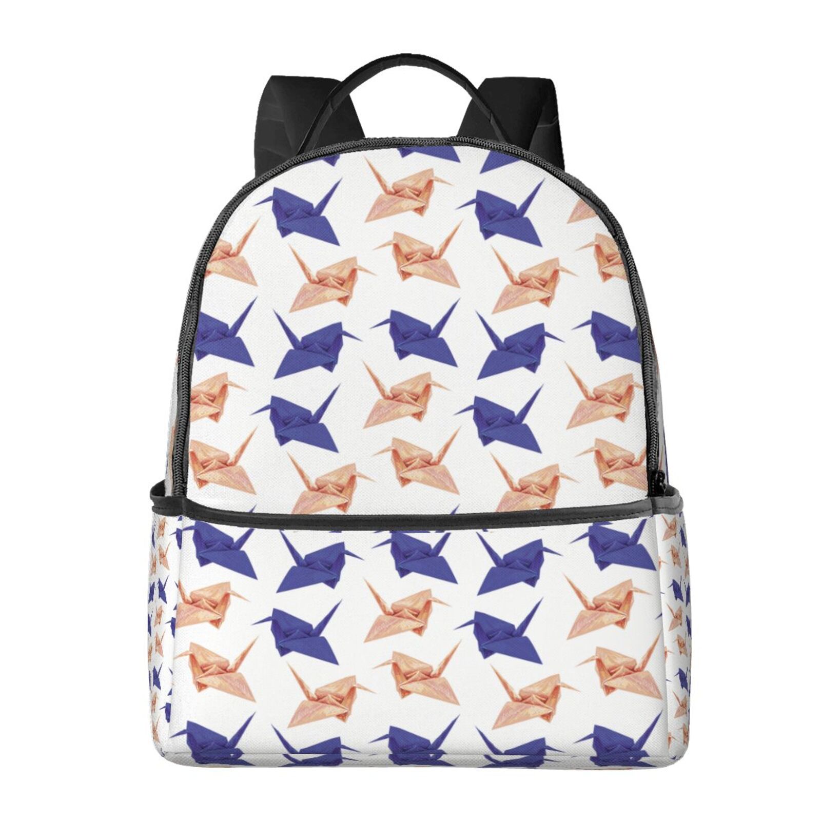 Origami Paper Crane Pattern Backpack for Men Women Laptop Backpack ...