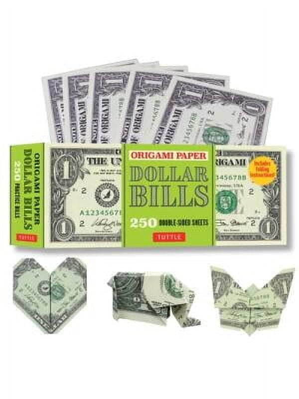 Origami Paper: Dollar Bills: Origami Paper; 250 Double-Sided Sheets ...