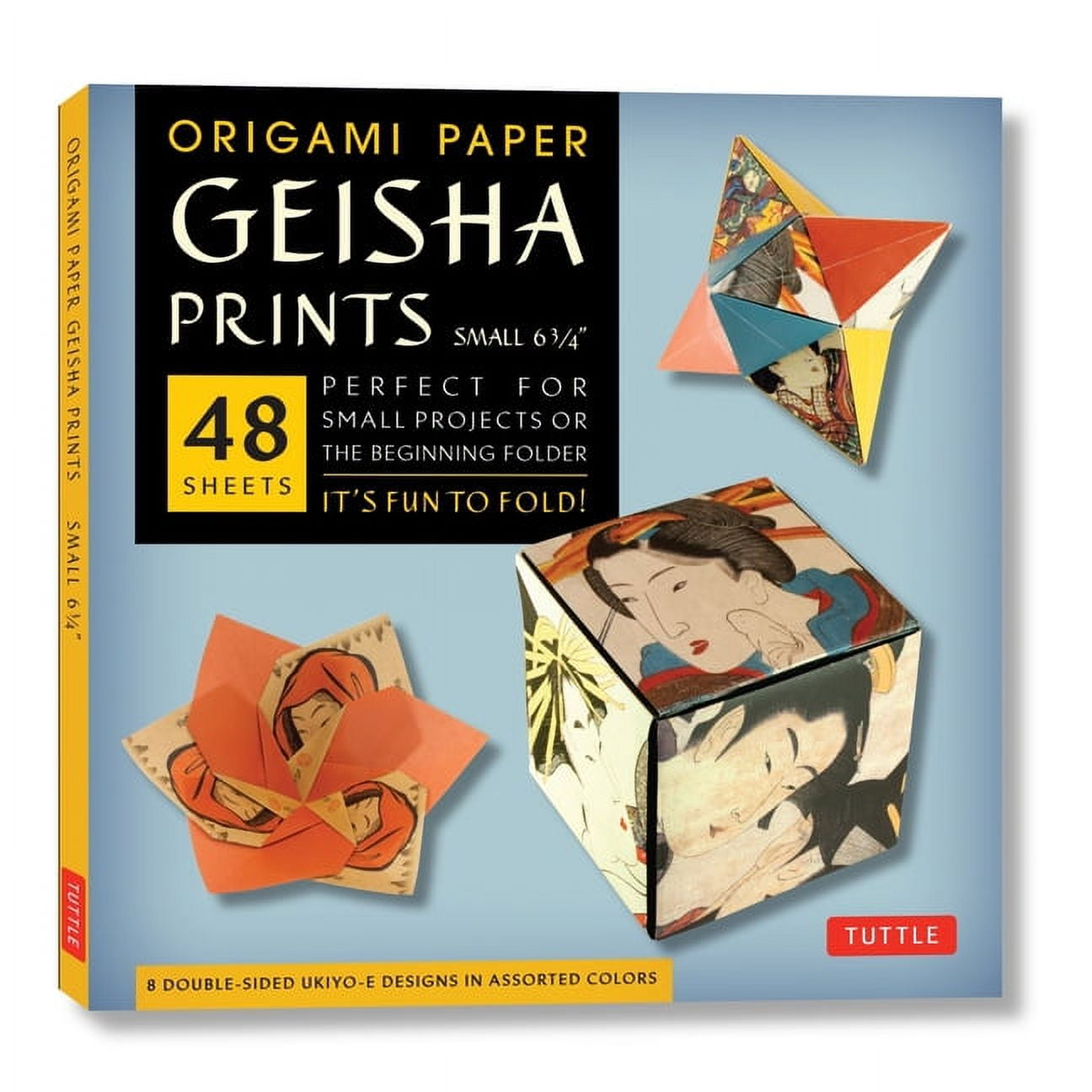 Origami Paper - Geisha Prints - Small 6 3/4 - 48 Sheets: Tuttle Origami ...