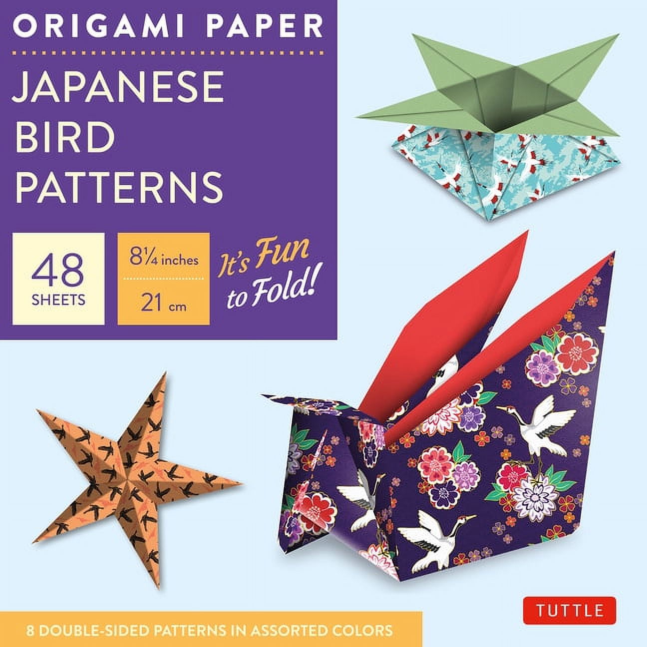 Tuttle Specials Origami Paper - Japanese Bird Patterns - 8 1/4 - 48 ...