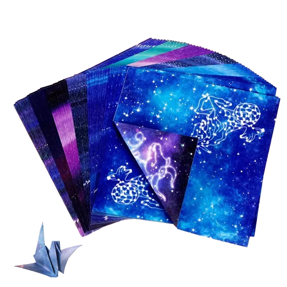 Origami Paper Kit 200 Sheets Vivid Colors Double Sided Printed Patterns ...