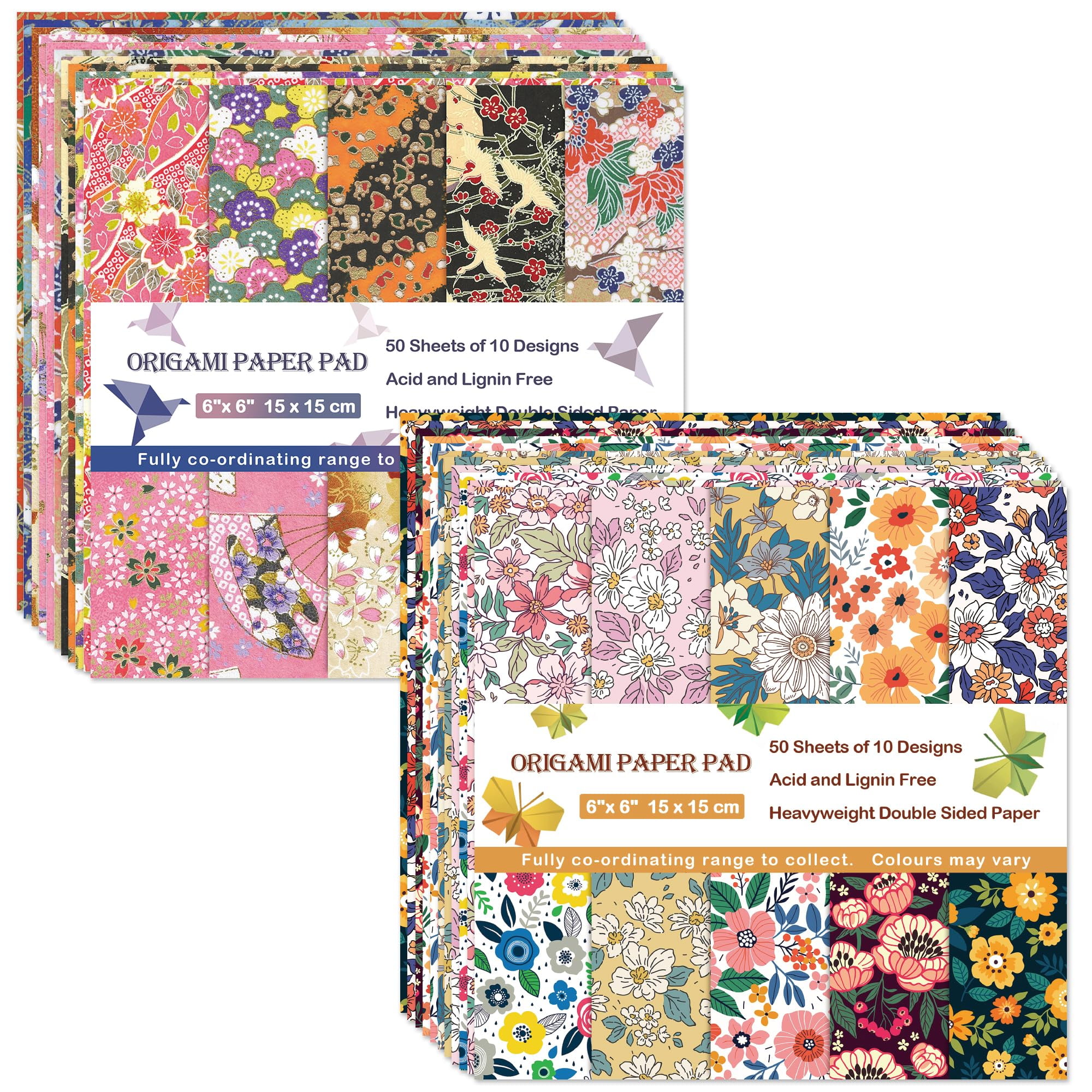 Origami Paper Kit Double OIF8 Sided 100 Sheets 20 Colors 6 Inch ...