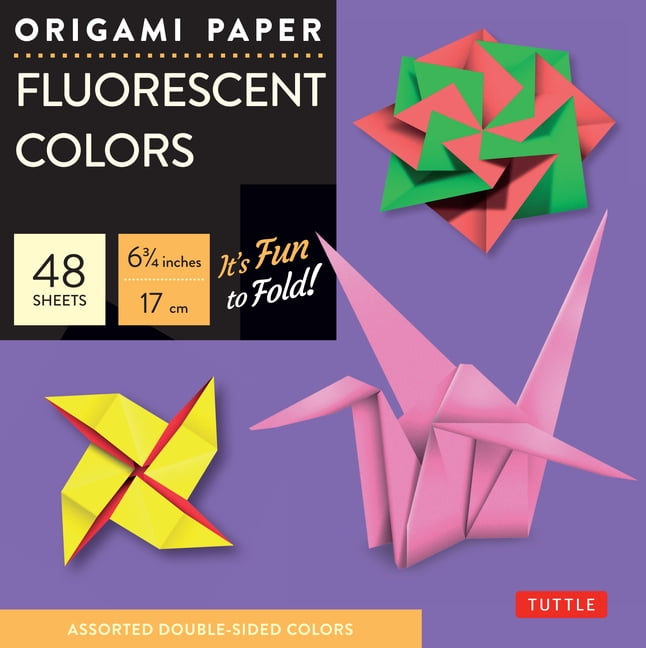 Origami Paper Packs: Origami Paper Fluorescent: Perfect for Small ...