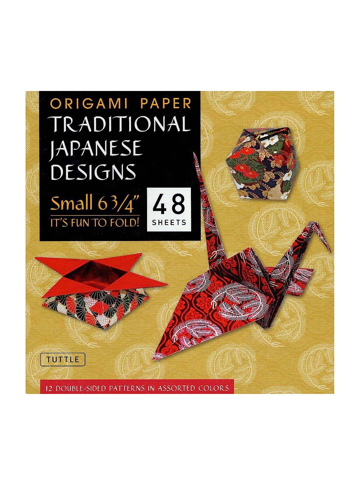 Origami Paper Traditional Japanese Designs, 6 3/4 in. x 6 3/4 in. (pack ...