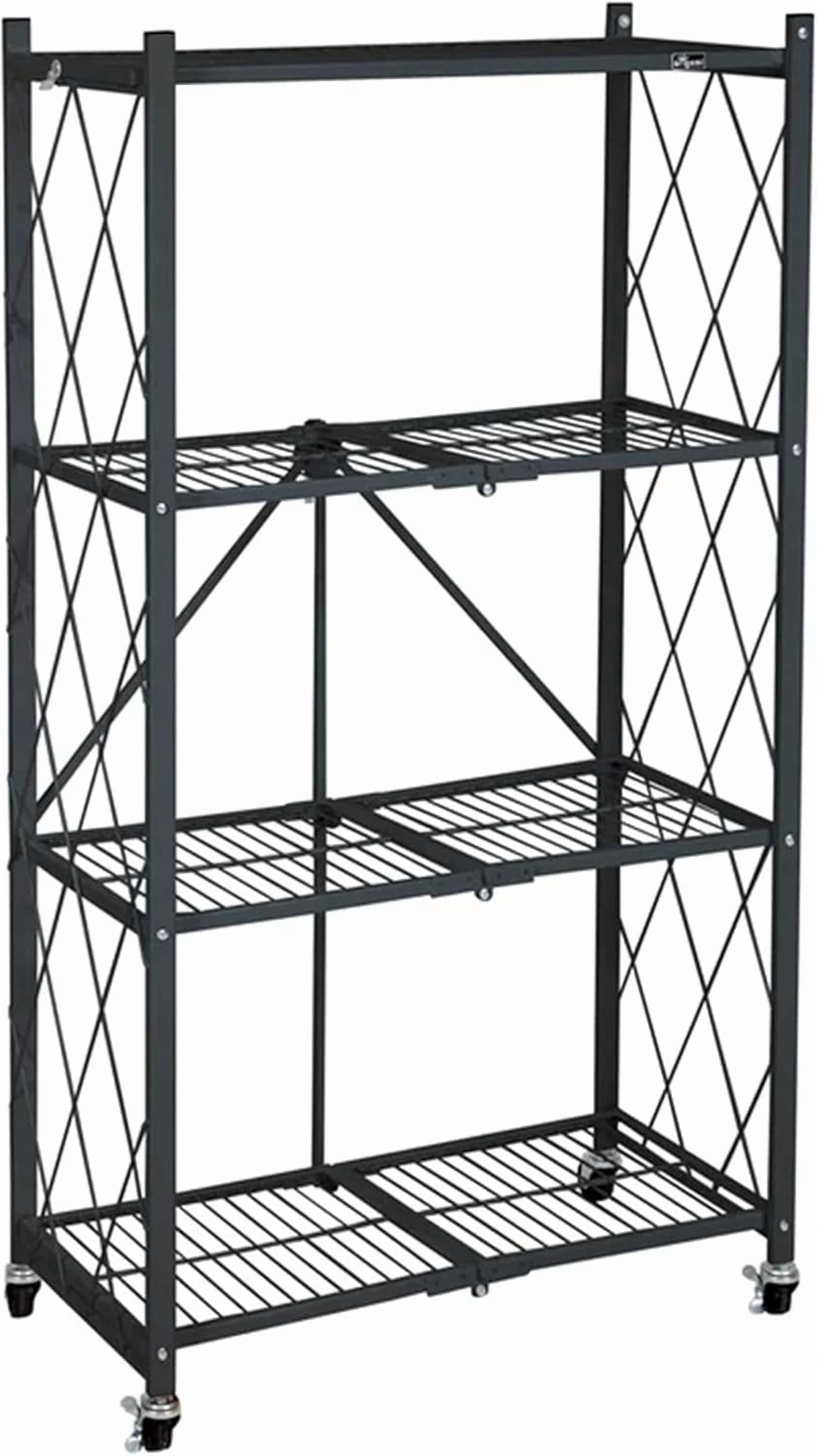 Origami R4 4-Tier Folding Shelf Garage Shelving Heavy Duty Shelving ...