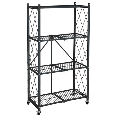 Origami R4 4-Tier Folding Shelf Garage Shelving Heavy Duty Shelving ...