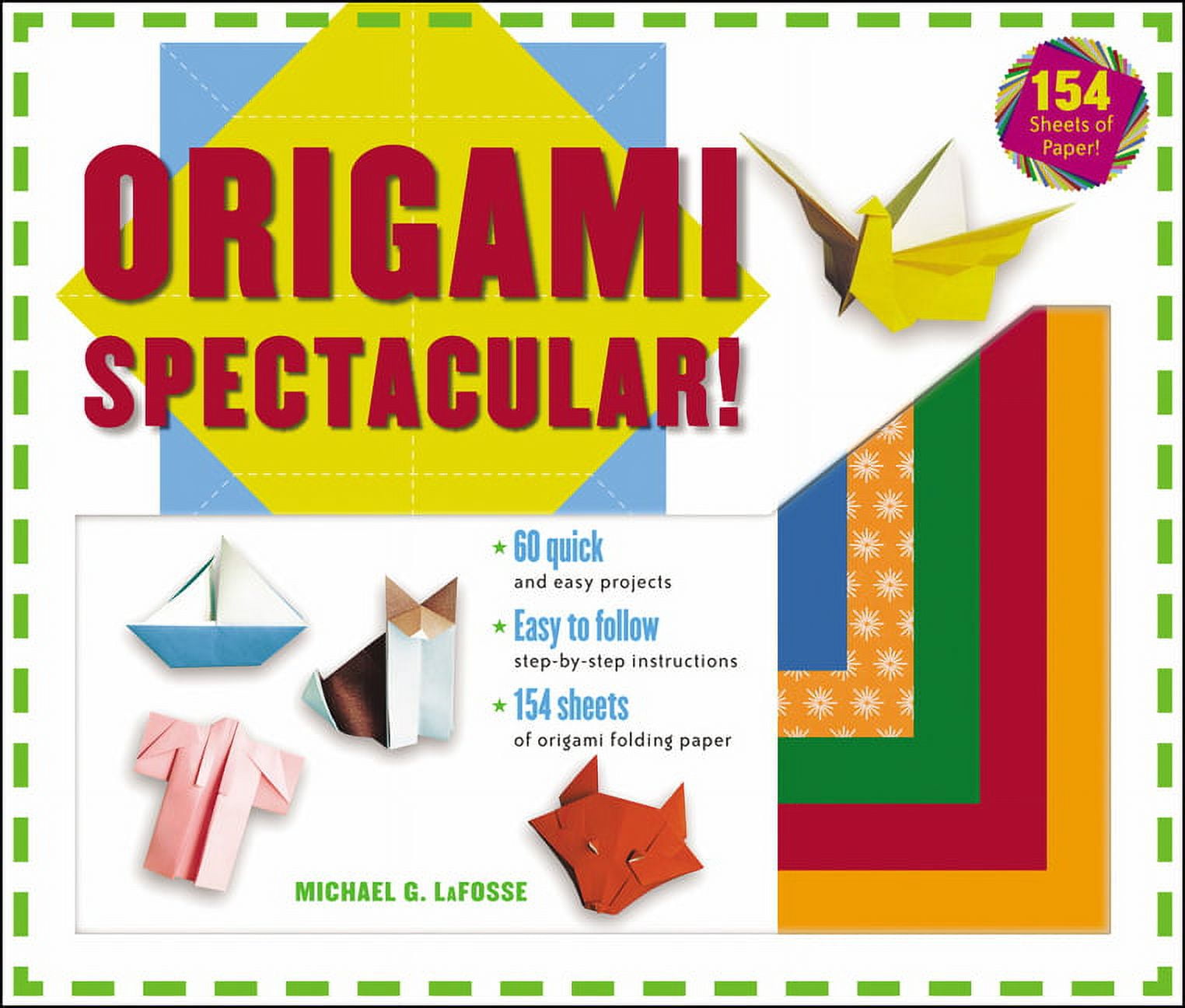 Origami Spectacular! Kit: [Origami Kit with Book, 154 Papers, 60 ...