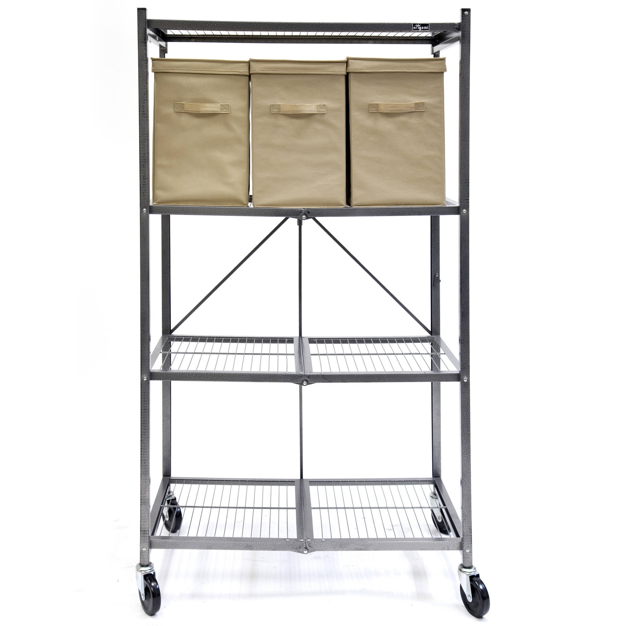 Origami Storage Bins - Set of 3 fabric cubes for R4 & R5 Racks, Choice ...