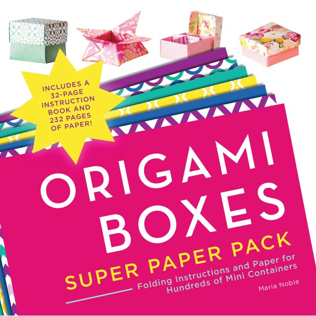 Origami Super Paper Pack: Origami Boxes Super Paper Pack : Folding ...