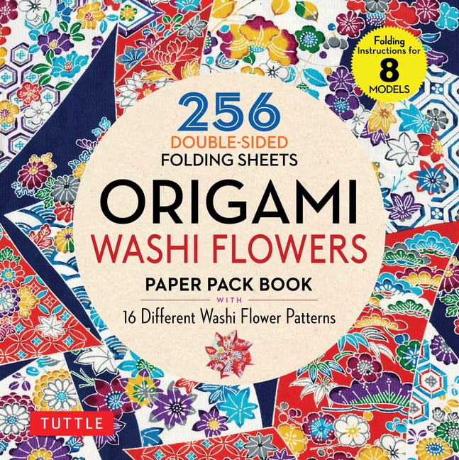 Origami Washi Flowers Paper Pack Book, (Paperback) - Walmart.com