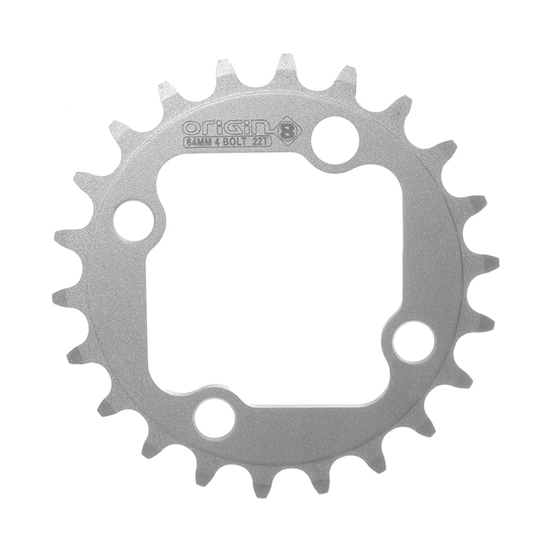 Origin8 Alloy Blade Chainring 22t 64 BCD 4-Bolt 8/9-Speed Aluminum ...